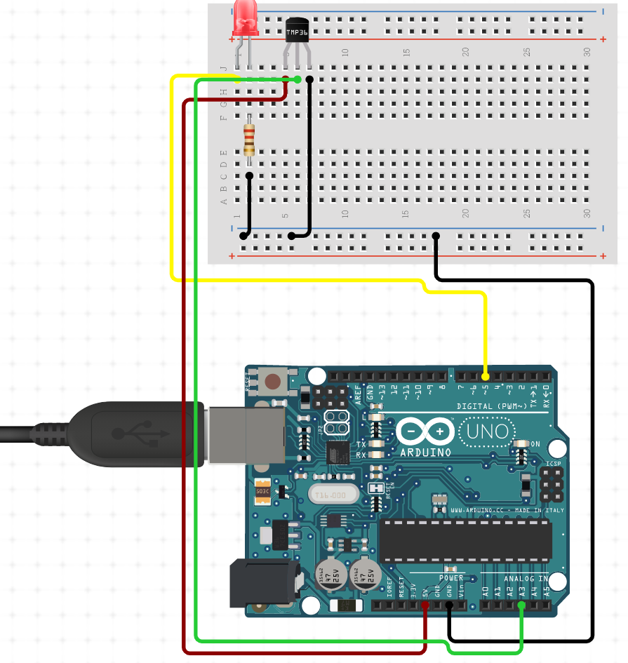 Automation In Practice: #105 - Arduino temperature sensor TMP36