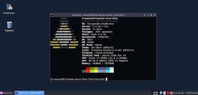 Trasuntu-Arco-Xfce ("Rolling Release") | Trasuntu