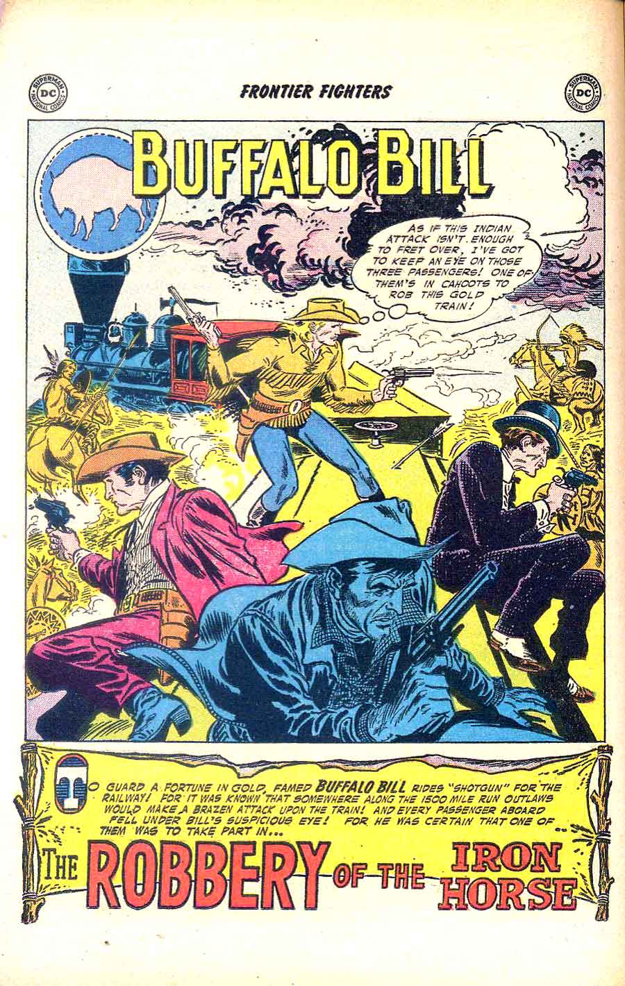 Frontier Fighters #7 - Joe Kubert art - Pencil Ink