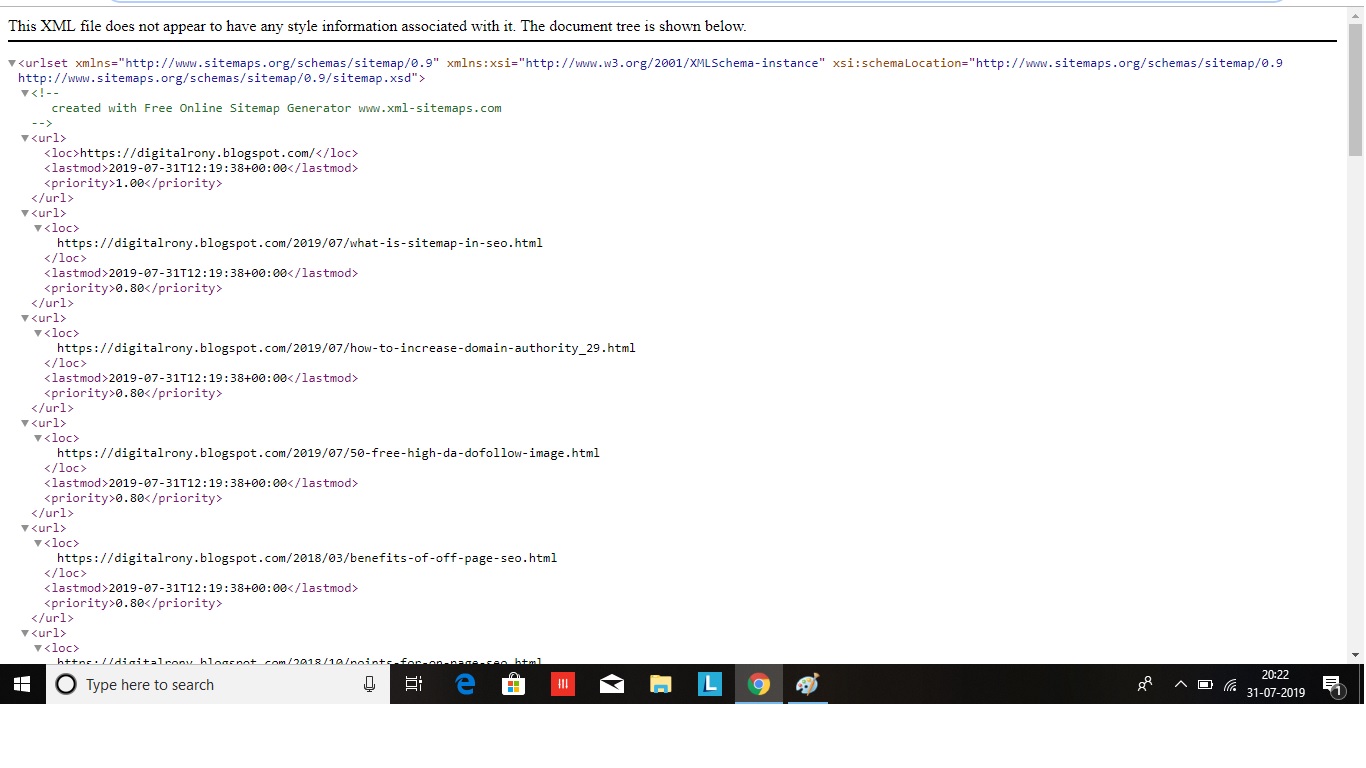 What is SiteMap in SEO - Digital Marketing Tips