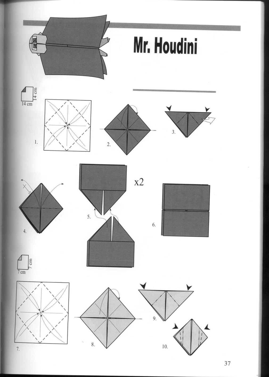 Origami Cartoon 4 Original - Ruby Book Origami