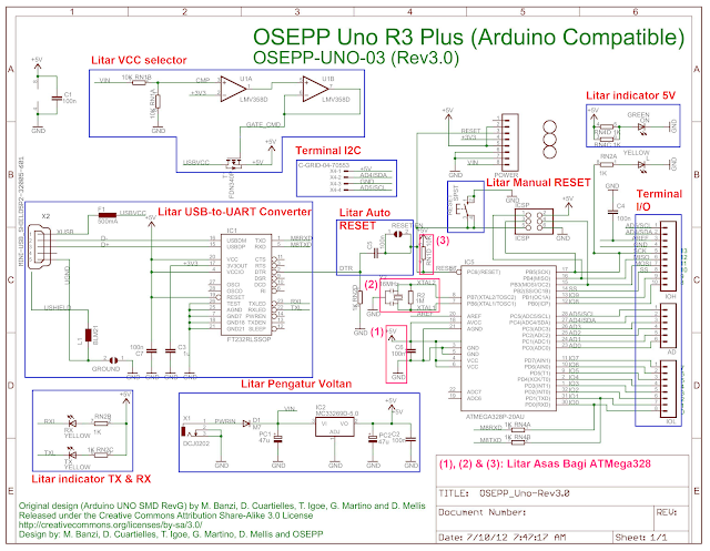 Embedded System Applications: Litar Asas ATMEGA328 Arduino UNO Compatible