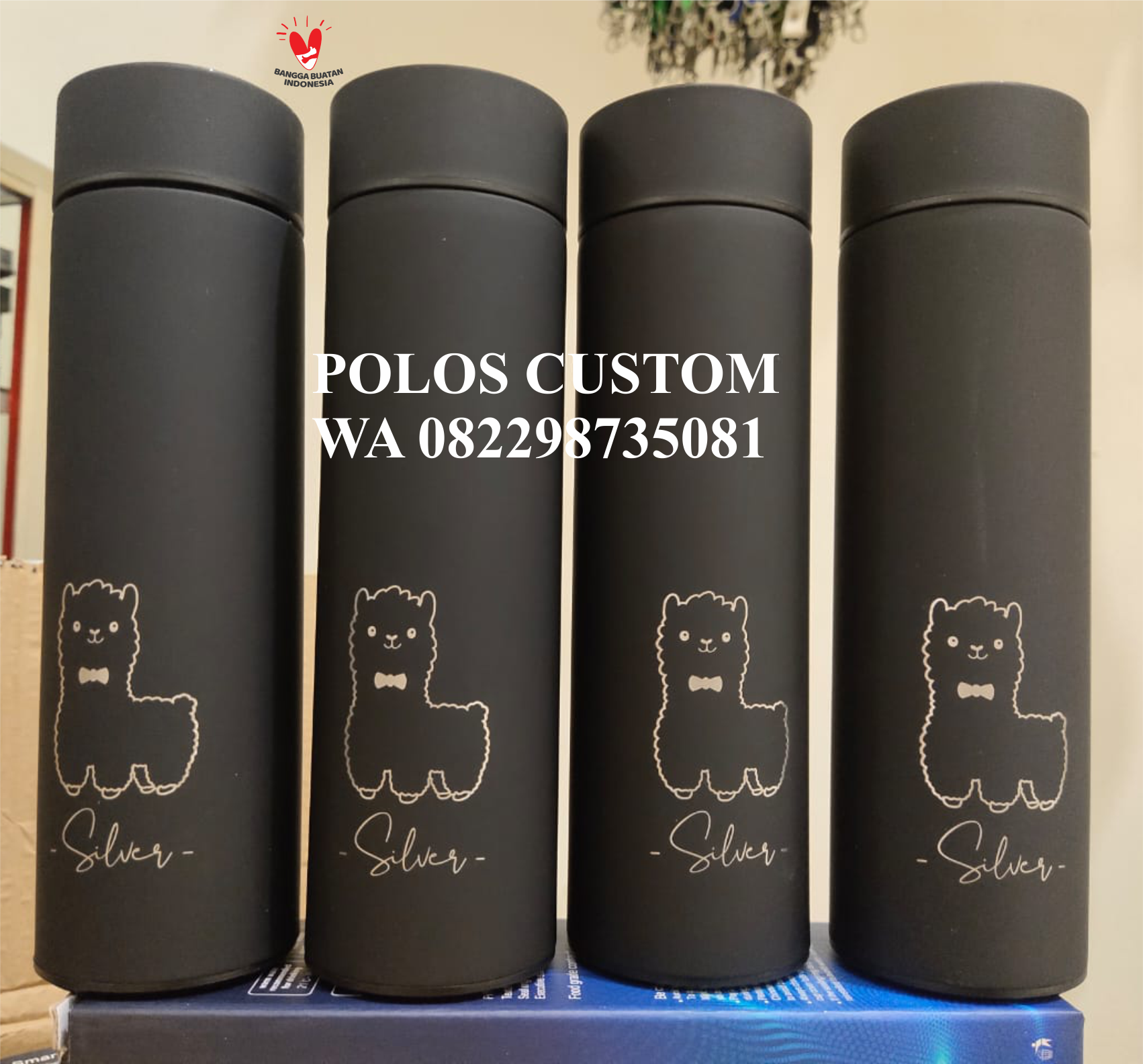 TUMBLER SAKURA LES DOFF TUMBLER HITAM TERMOS LED TEMPERATUR SUHU TERMOS ...