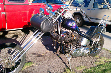 Cycle Outpost: 1945 Knucklehead Chopper