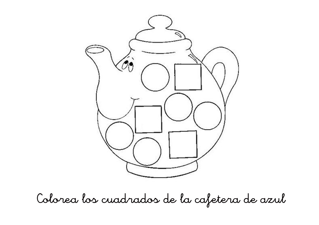 Trabajando en Educación Infantil: 10 fichas para identificar el cuadrado