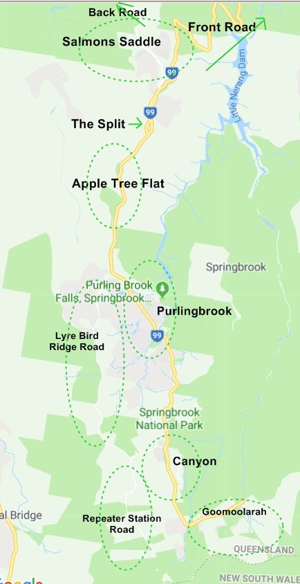My Springbrook : Localities