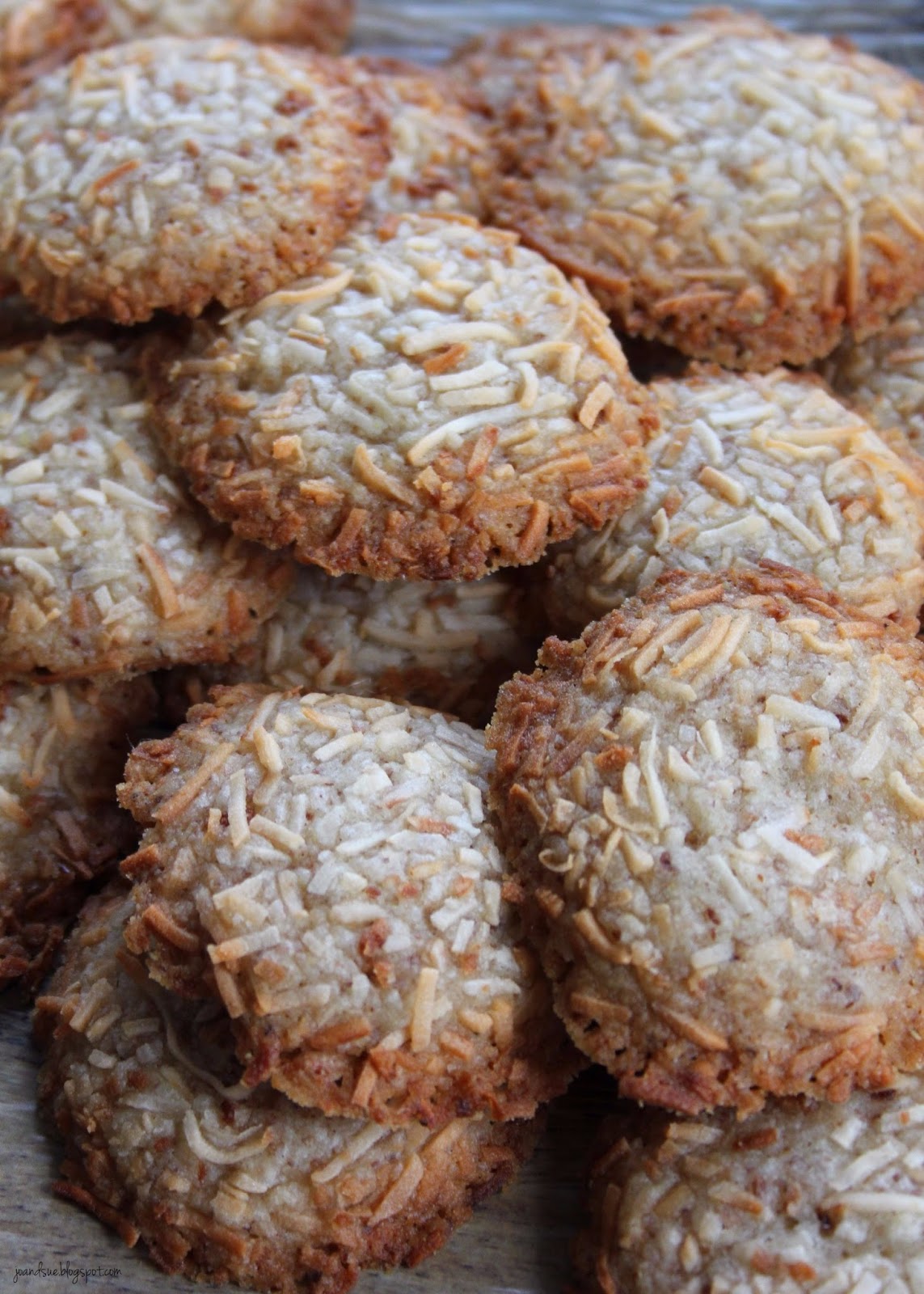 Jo and Sue: Coconut Crisp Cookies