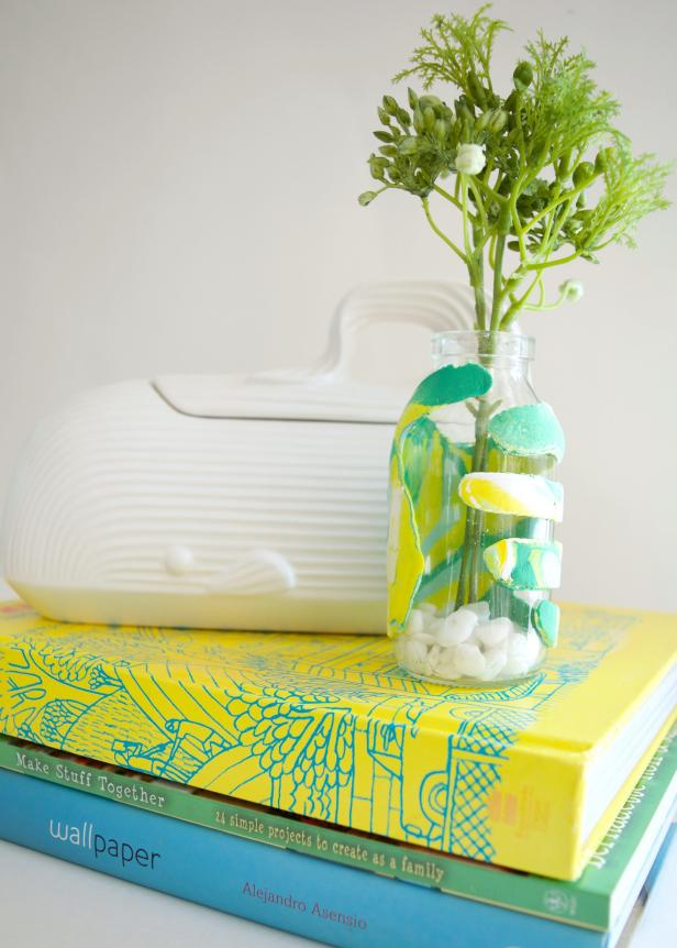 kerajinan tangan dari botol bekas "diy vas bunga dari botol kaca ...