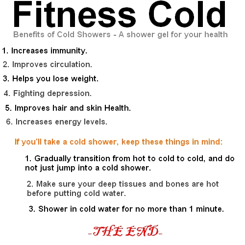 For Better Life Fitness Cold Benefits Of Cold Showers A Shower Gel