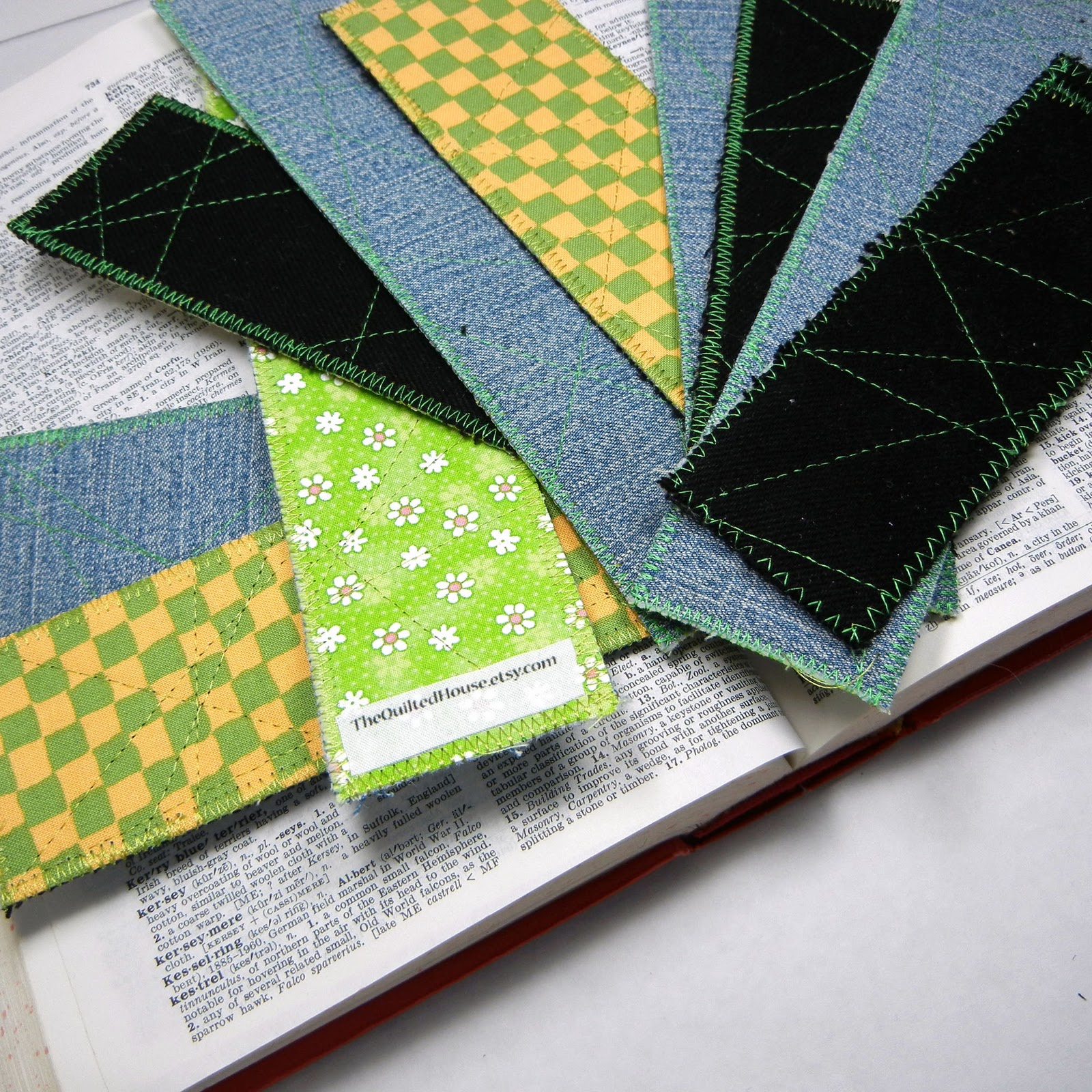 Rochester NY Etsy Street Team: Make-It Mondays: Upcycled Denim Bookmarks