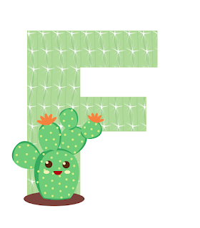Kits imprimibles gratis : cactus abecedario