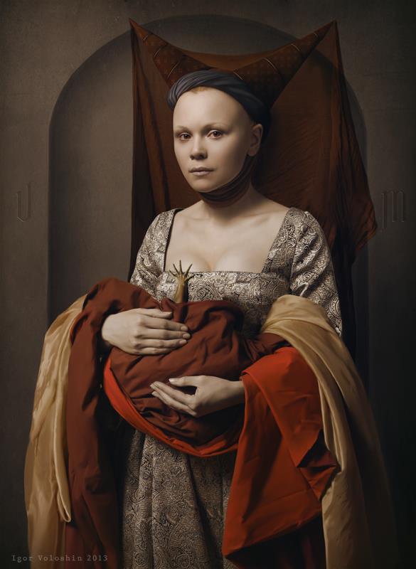 Cromofora La ( Paloma) Contemporary Online Art Gallery: IGOR VOLOSHIN