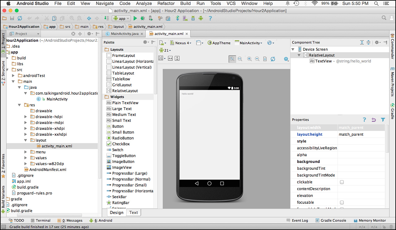 Start guide for android studio