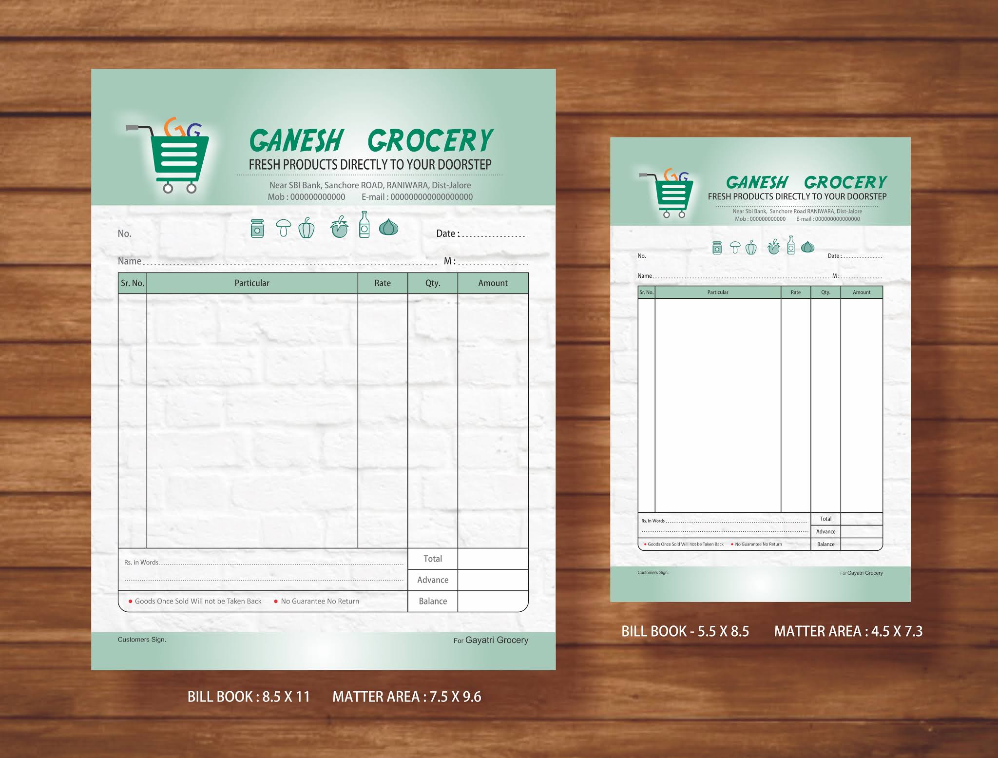 Invoice Bill Book Design 2021 Format Cdr Free Download I Invoice Bill Book Design 2021 Format Cdr Free Download I