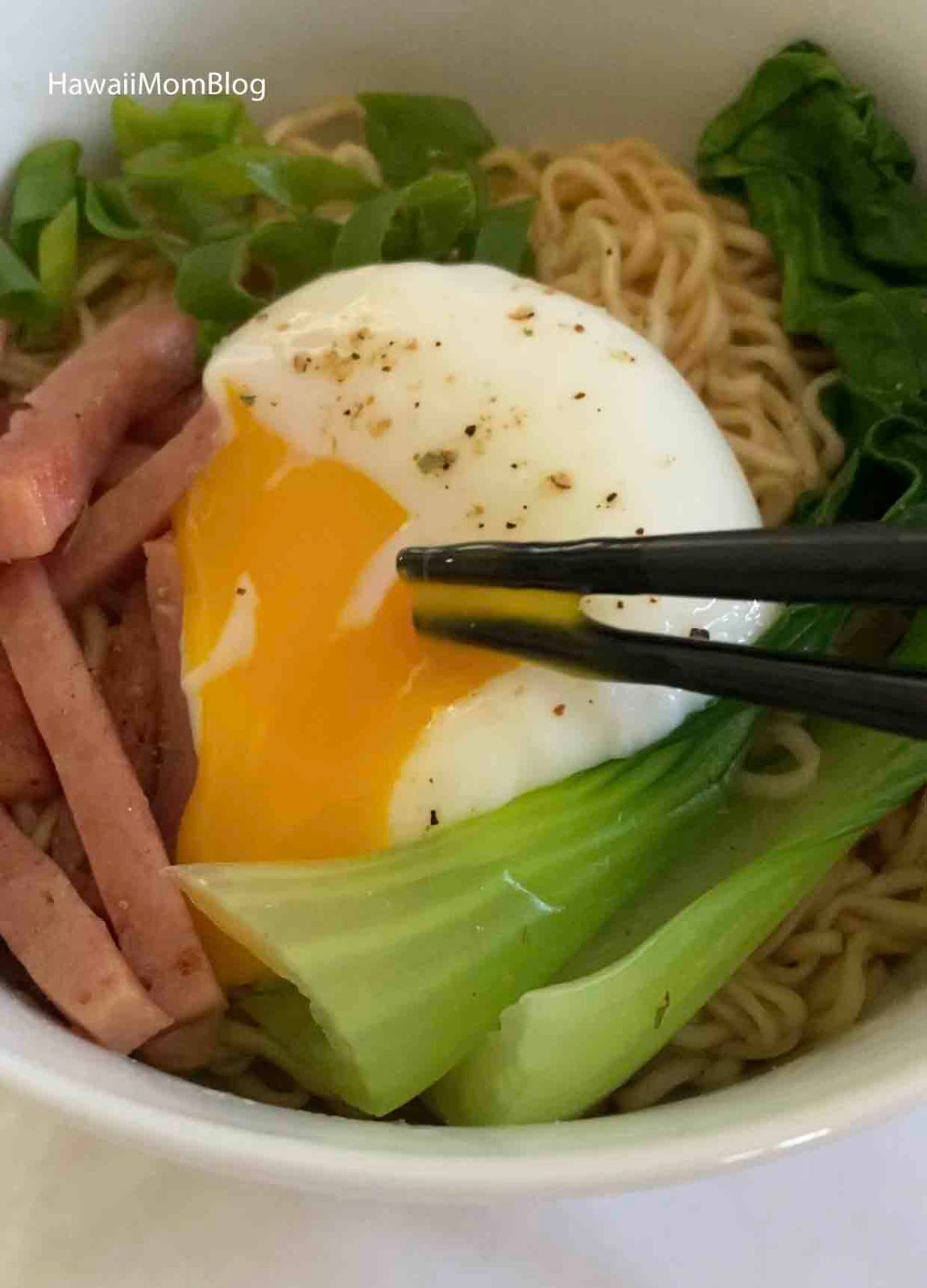 Hawaii Mom Blog Tainan Noodles With Onsen Egg