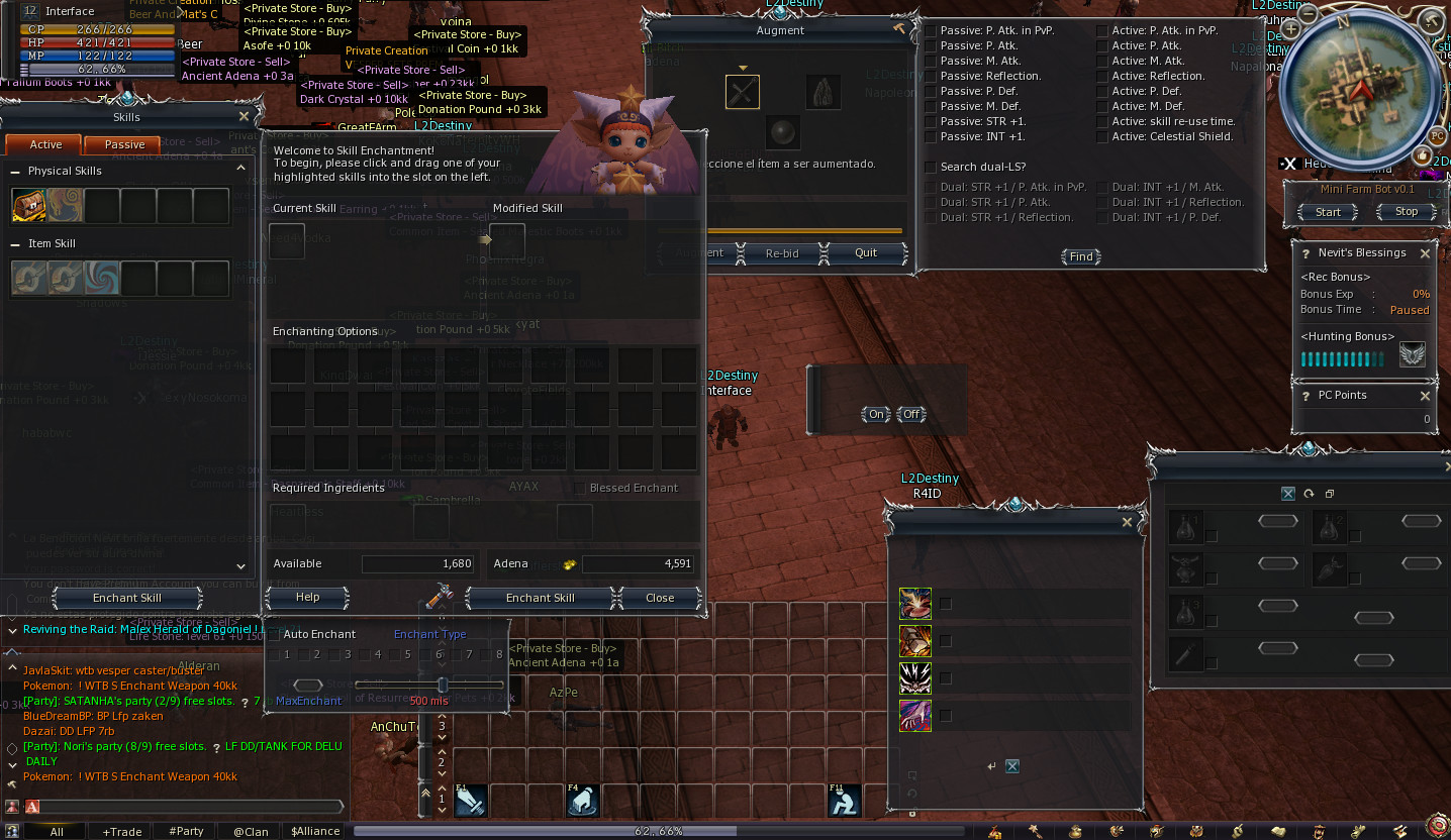 LAS MEJORES 2 INTERFACE PARA L2 DESTINY Y OTROS SERVER H5