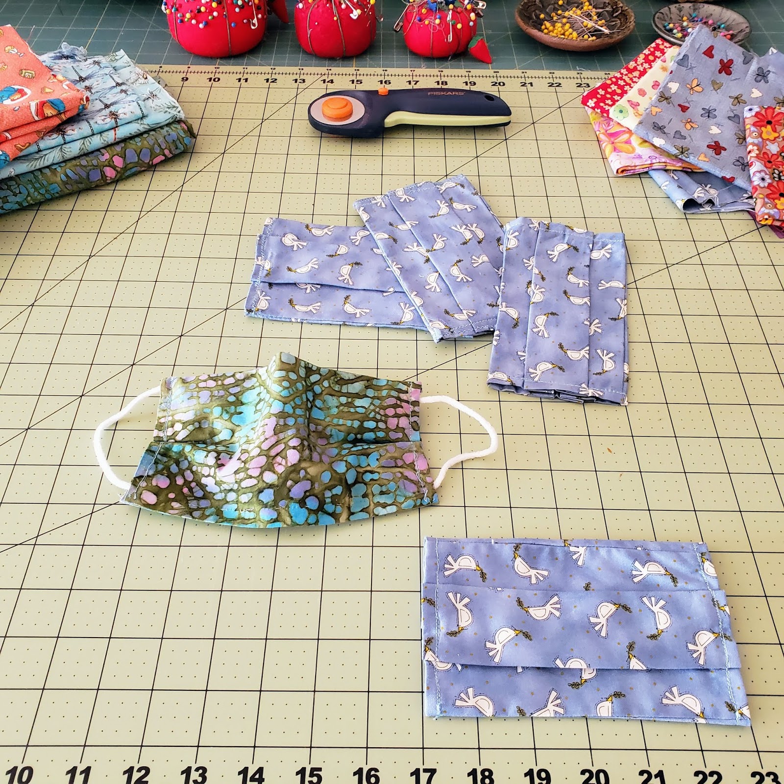 Michele Bilyeu Creates With Heart and Hands: COVID-19 Face Mask Making ...