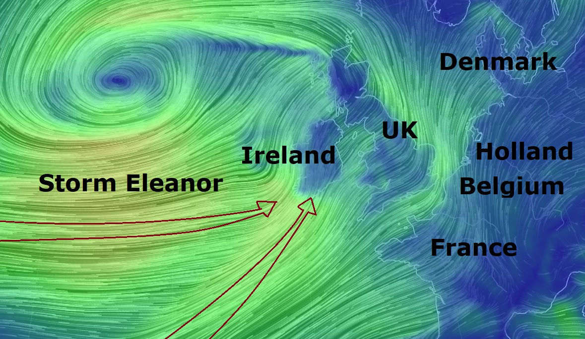 The Big Wobble : Storm Eleanor to reach cyclone level as hurricane ... The Big Wobble : Storm Eleanor to reach cyclone level as hurricane ...
