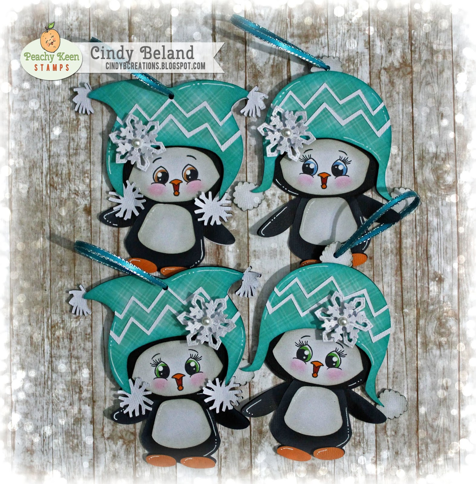 Cindy's Scraptastic Designs: Fun Penguin Tags!!!! Peachy Keen Stamp ...
