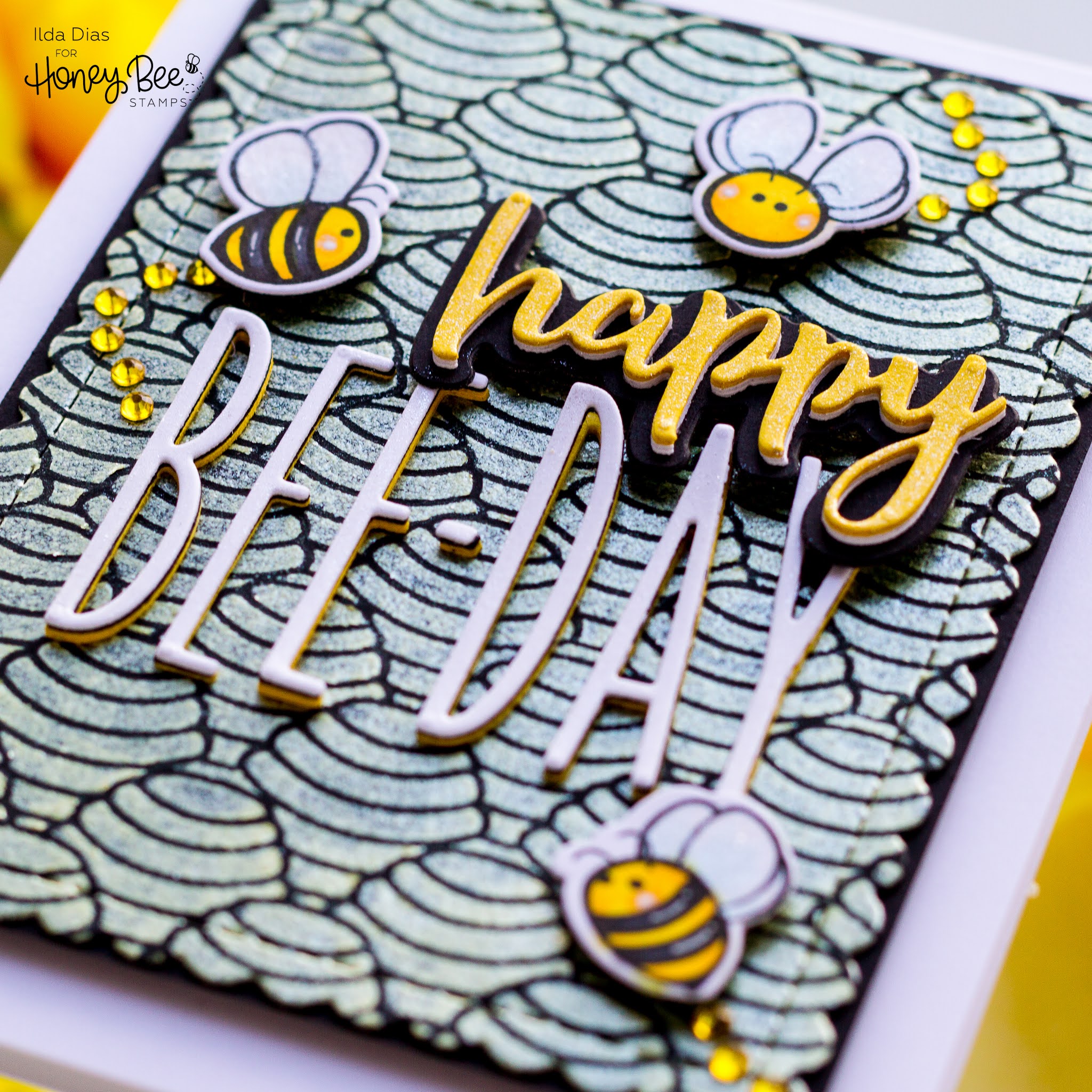 I Love Doing All Things Crafty: Happy Bee-Day Birthday Card | Honey Bee ...