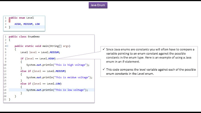 JAVA EE: Java Tutorial: Enum in java [How to use enum in if statement ...