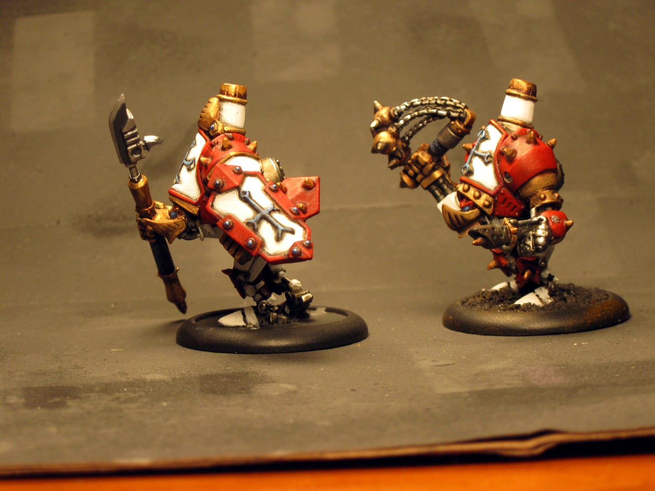 Gone To Ground: Twins Painted: Repenter and Revenger Warjacks