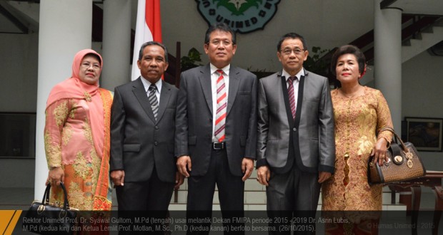 Rektor Lantik Dekan FMIPA Dan Kepala LEMLIT UNIMED Rektor Lantik Dekan FMIPA Dan Kepala LEMLIT UNIMED