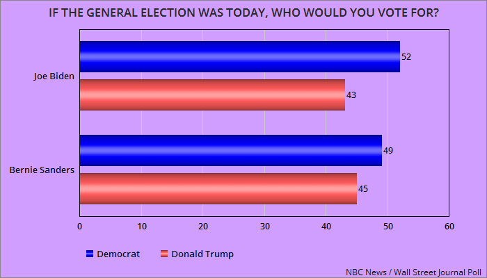 jobsanger: Biden Leads Trump By 9 Points (And Sanders Leads By 4)