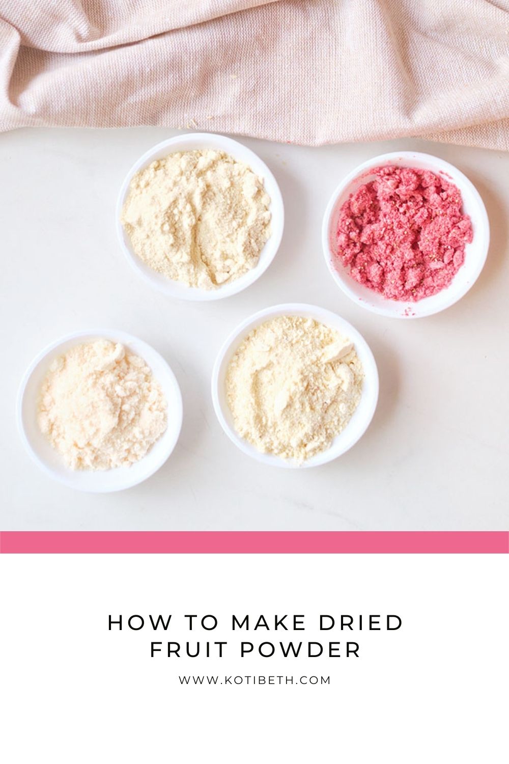 How to Make Fruit Powder at Home With Freeze Dried Fruit - Koti Beth