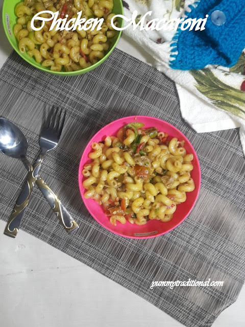 Chicken Macaroni Recipe - Yummy Traditional