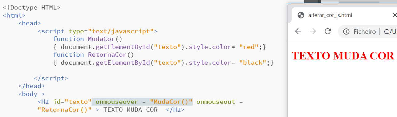 Programação e Base de Dados: JavaScript