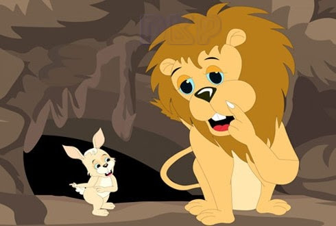 Kids Page: The Foolish Lion and The Clever Rabbit - Panchatantra Moral ...