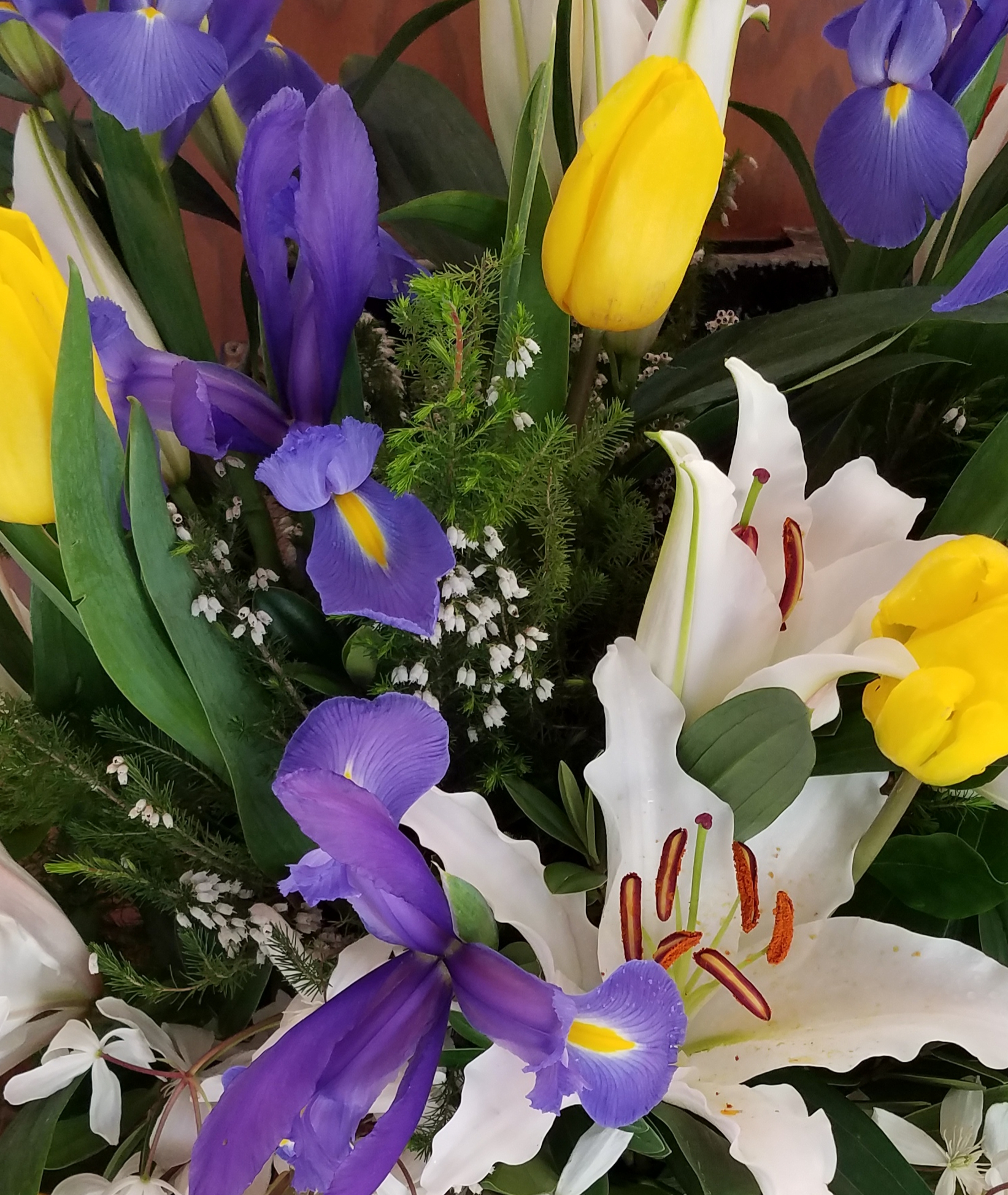 Greenery for Altar Flowers