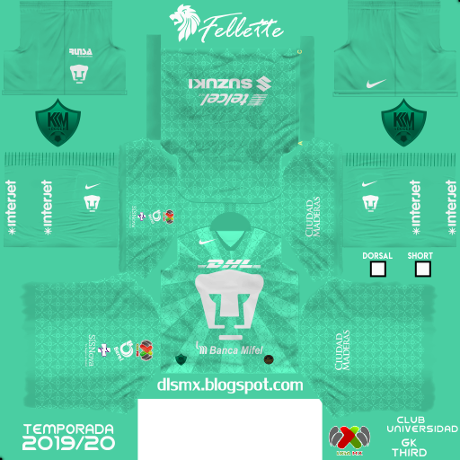 DLS15: LIGA MX A2019/C2020 ~ KMS: Dream League Soccer