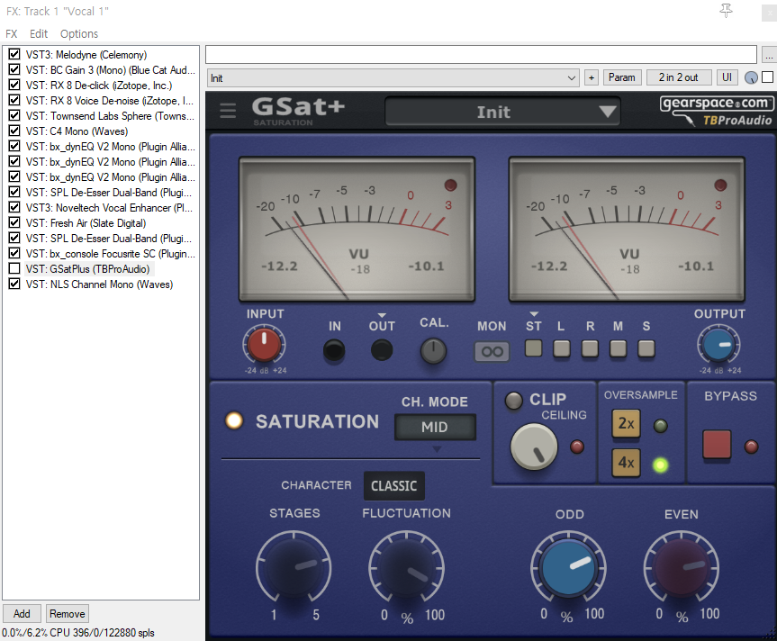 The Rest of You: 홈 레코딩, 어디까지 해 봤니? 29 - 퀄리티에 귀를 의심하게 되는 최고의 무료 세츄레이션 GSatPlus!