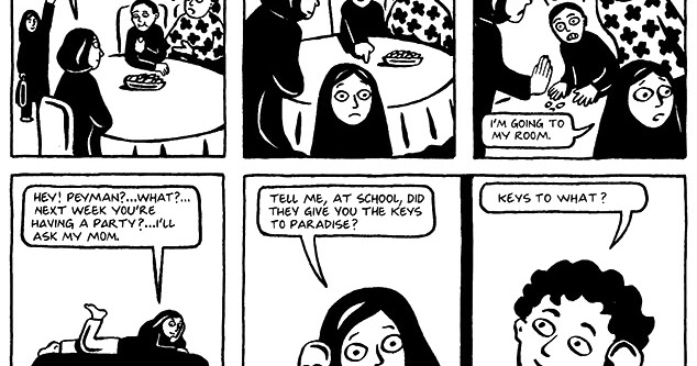 Read Persepolis 1, Section 13: The Key, Page 98