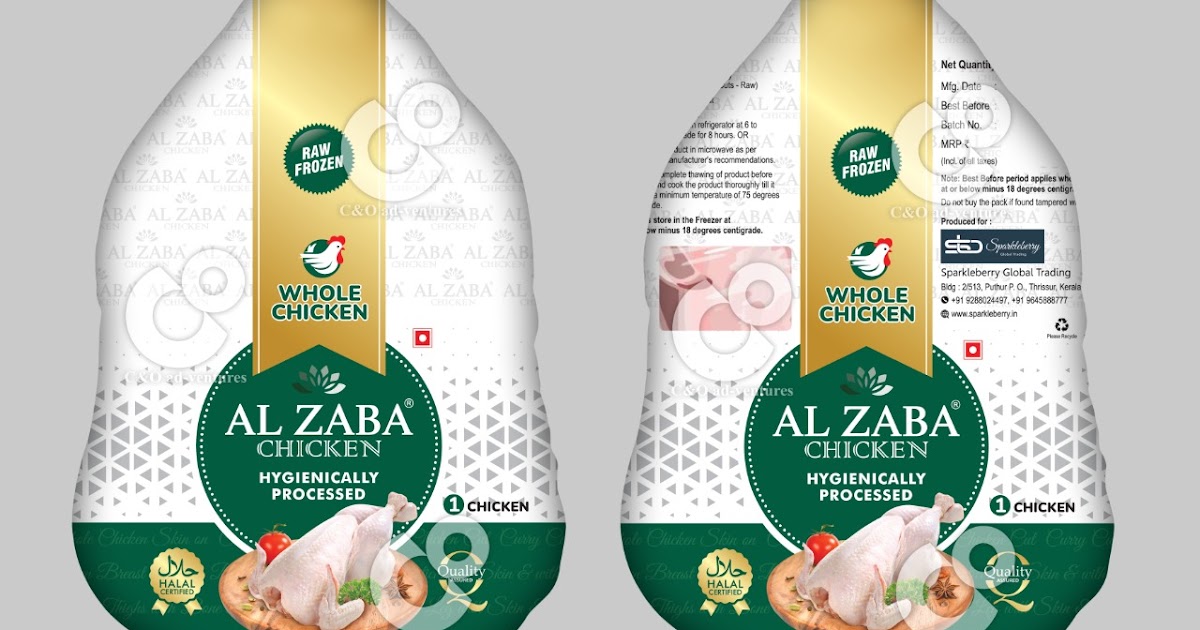 C & O ad-ventures: Frozen Fresh Whole Chicken Package Design