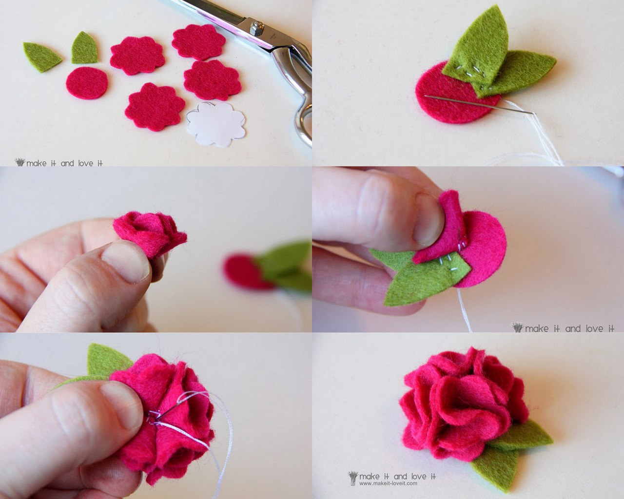 Molde de Tiara com Flor de Feltro passo a passo