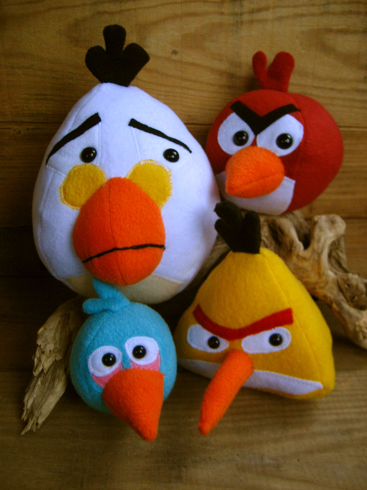 Kira's Crafty Life Blog: Handmade Plush Angry Birds Set