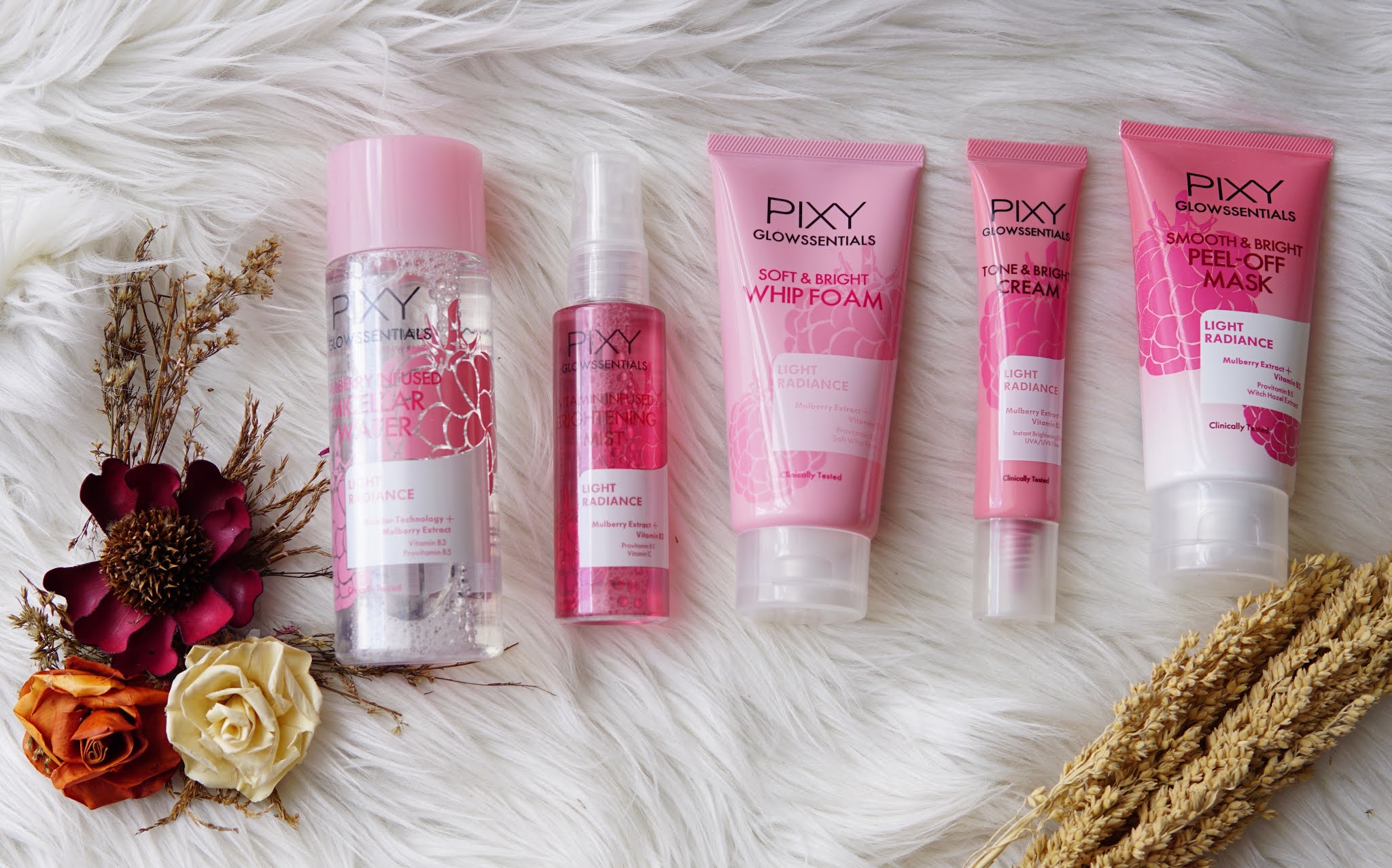 PIXY GLOWSSENTIALS Rangkaian SkinCare PIXY Untuk MENCERAHKAN