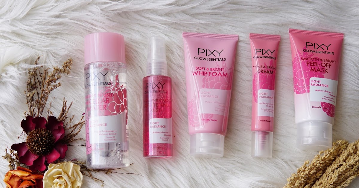 PIXY GLOWSSENTIALS Rangkaian SkinCare PIXY Untuk MENCERAHKAN