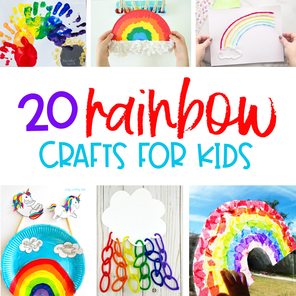 20 Super Fun Rainbow Crafts and Activities for Kids
