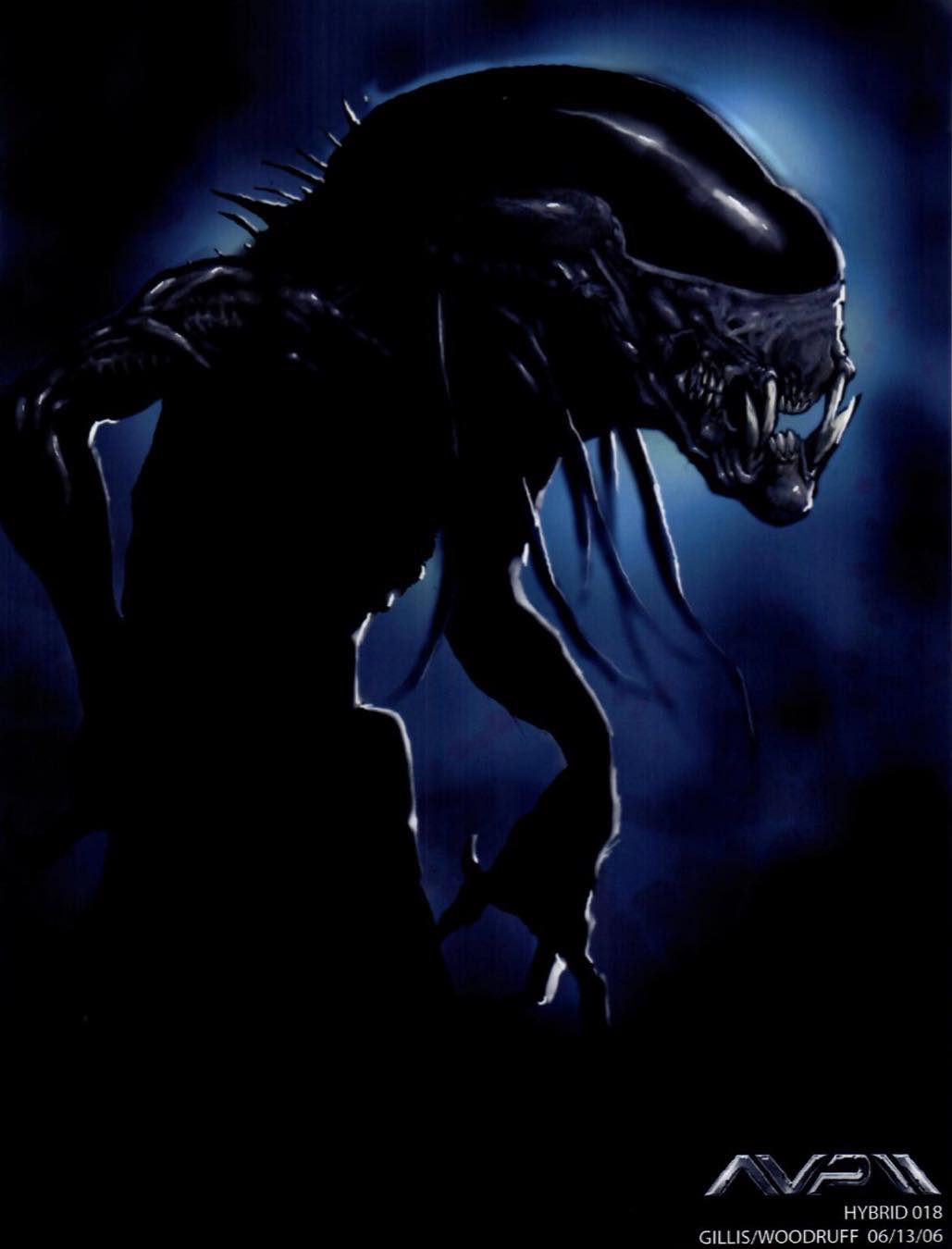 Alien Explorations: Alien vs Predator: Predalien Hybrid concepts list