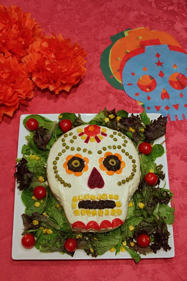 Mardefiesta: Pastel Catrina salado