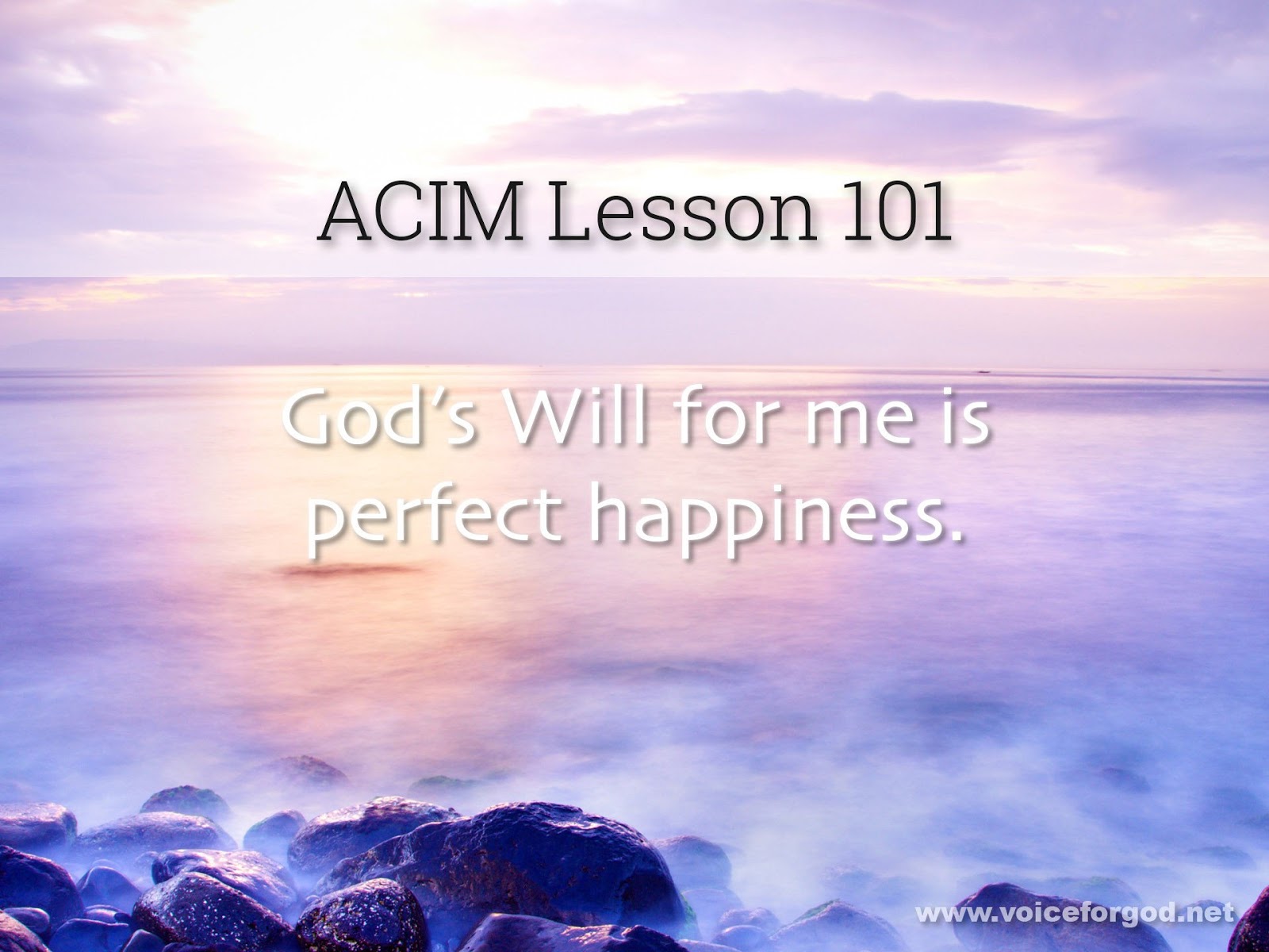 Miracle Life: ACIM Workbook Lesson 101