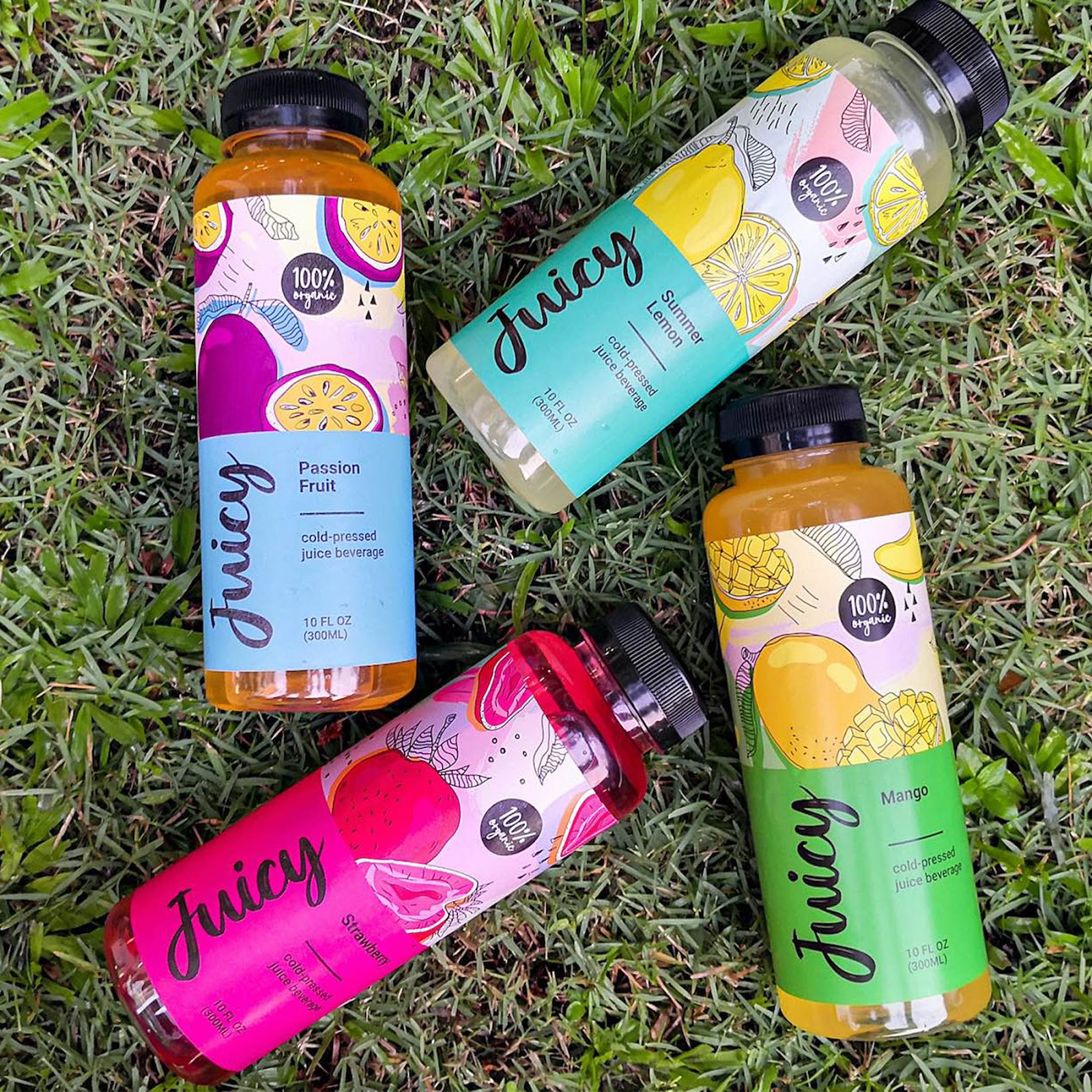 Juicy Handcrafted Organic Juice – Packaging Of The World