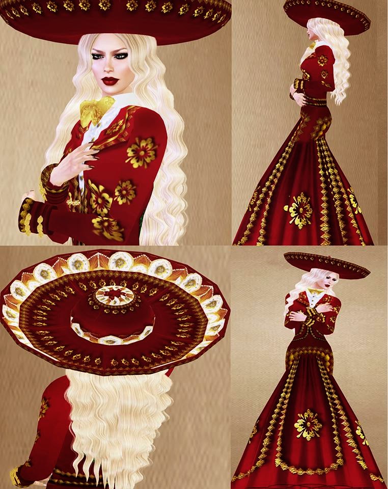 The Latin sight of Lukrecia: IzelCouture - AZUCENA charro outfit