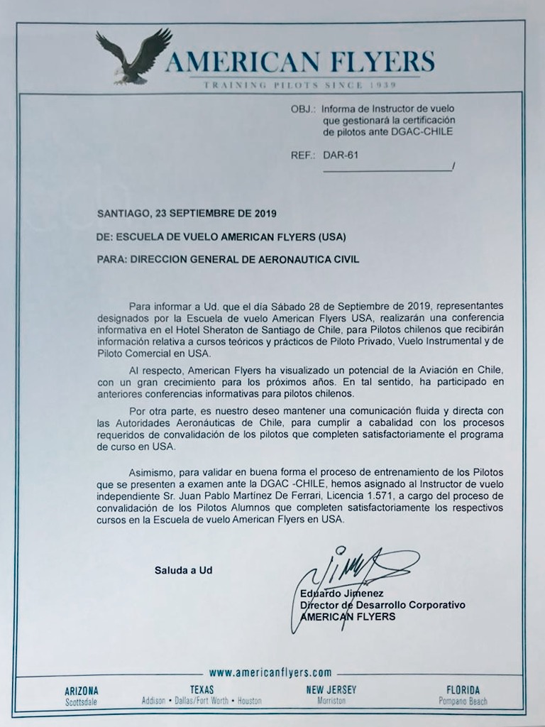 Bitacora de un piloto: 2019