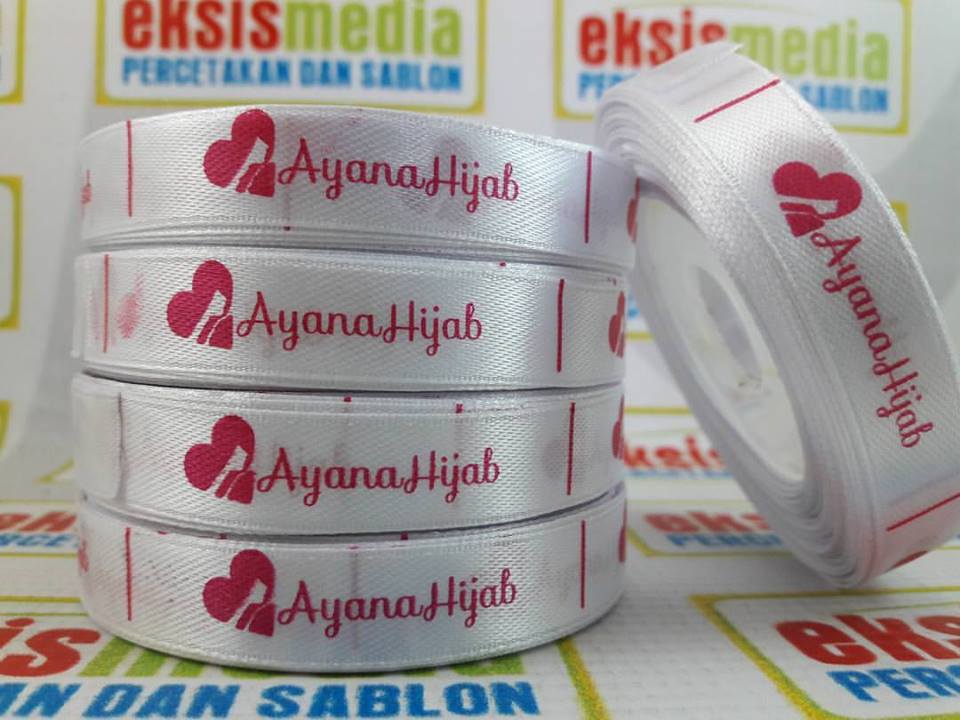 Label Pita Sablon di Enrekang ~ Cetak Sablon Murah