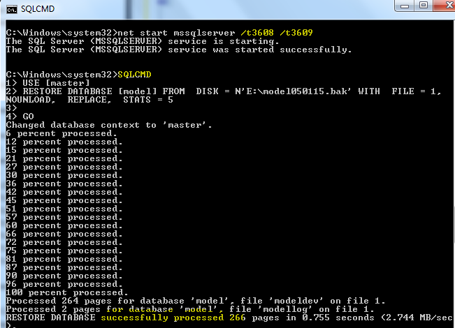 Ashish SQL LIFE: How to start SQL Server if Model database corrupt in ...